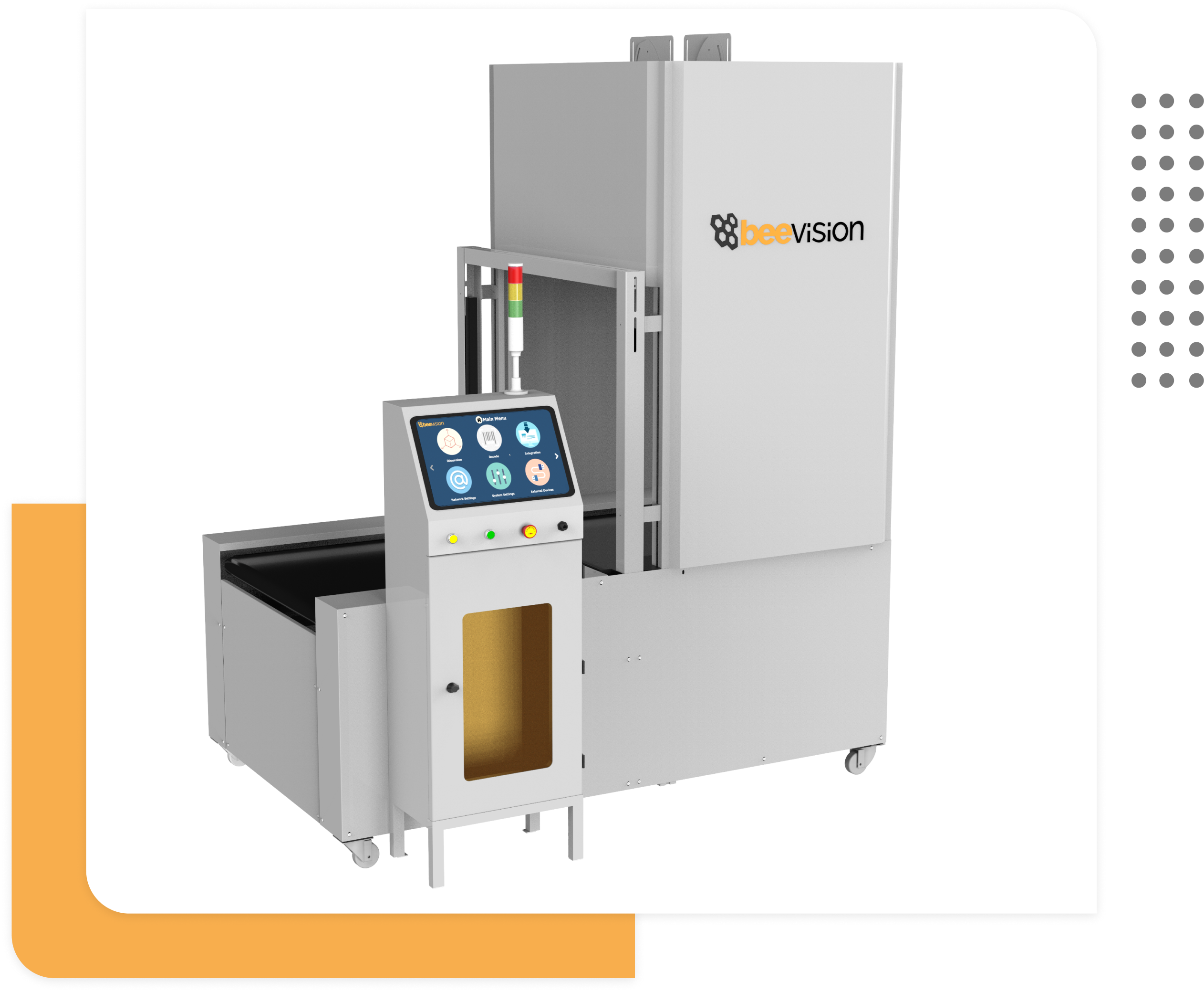 BeeVision 190 Dinamik Hacim Ölçüm ve Tartım Sistemi
